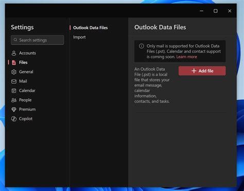 Does Windows 11s New Outlook Support Pst Files Partially And Requires Microsoft 365 Peer
