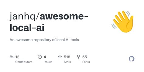 Github Janhqawesome Local Ai An Awesome Repository Of Local Ai