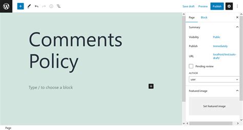 How To Create A Blog Comments Policy And Display It On Site