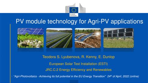 Pdf Pv Module Technology For Agri Pv Applications