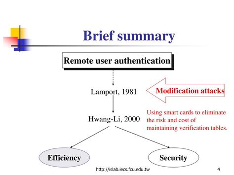 Ppt A Simple Remote User Authentication Scheme Powerpoint
