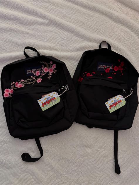 Jansport Cherry Blossom Custom Backpack Last Restock Etsy