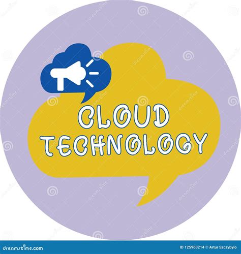 Word Writing Text Cloud Technology Business Concept For Storing And Accessing Data And Programs