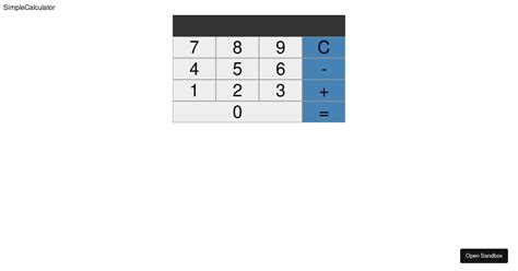 React Calculator Codesandbox React Calculator Codesandbox