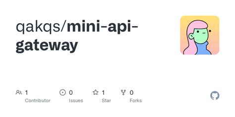 GitHub Qakqs Mini Api Gateway