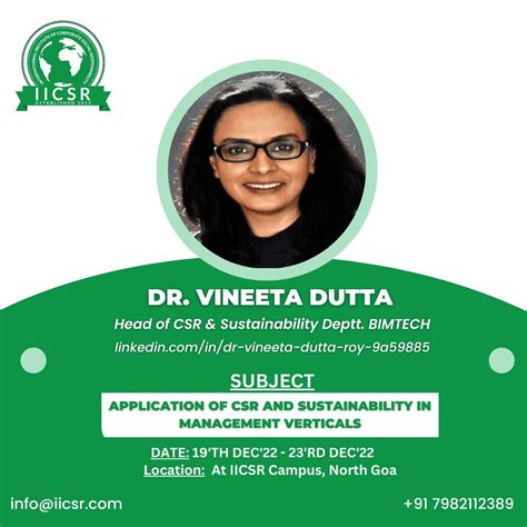 International Institute Of Corporate Sustainability And Responsibility On Linkedin