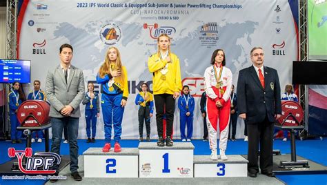 Спортсменки політехніки стали призерками Чемпіонату світу з пауерліфтингу серед юніорів та