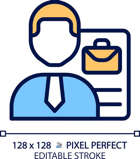 Recruitment Pixel Perfect RGB Color Icon Hiring Process Choosing Candidate Job Position