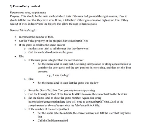 Solved Program Overview Create A Simple Number Guessing Game