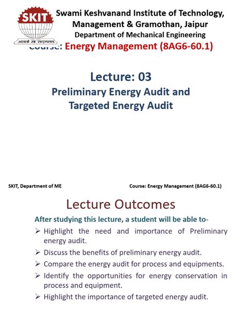 L3 Preliminary Energy Audit And Targetted Energy Audit Download Free Pdf Efficient Energy