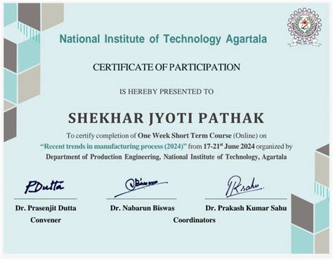 shekhar jyoti pathak on linkedin 🎊happy to share that i have completed