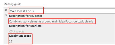 Advanced Grading Method Marking Guide Knowledge Base