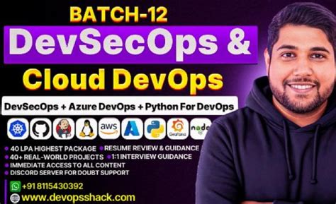 Поток 12 Devsecops и Cloud Devops записанный курс Aditya Jaiswal