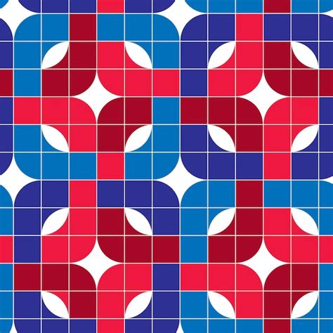 Premium Vector Ornate Tiles Seamless Pattern Geometric Vector
