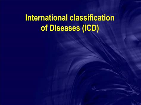 Pdf International Classification Of Diseases Icd Dokumentips