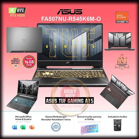 Jual Asus Tuf A Fa Nu R K M O Ryzen Hs Gb Gb W Ohs Di Seller Best Price