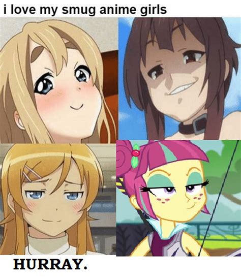 Smug Anime Girls Meme By Brandonale On Deviantart