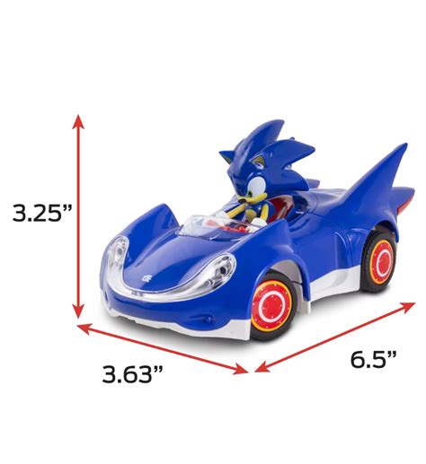 Carro Con Control Remoto Sonic Angelitos A La Moda
