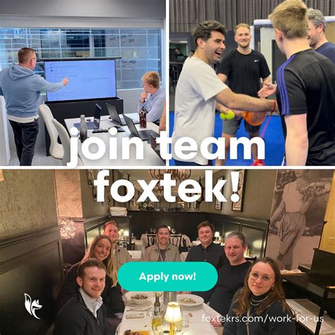 Foxtek On Linkedin Bristoljobs Bristolgraduate Wearehiring