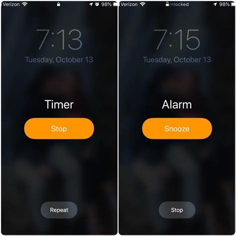 The Positioning For The Stop Button On IPhones For An Alarm Versus A Timer R Mildyinfuriating