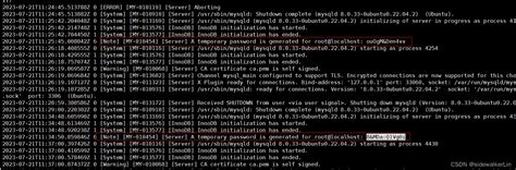 rm rf var lib mysql 后重启mysql mysql rm rf csdn博客