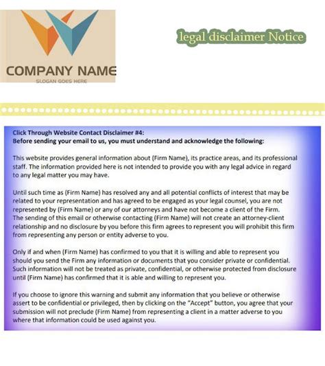 Financial Disclaimer Statement Examples Legal Questions Legal Informative