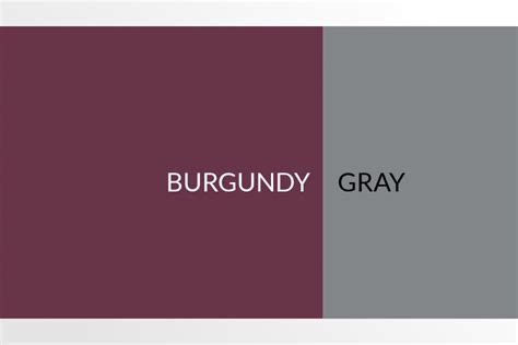 Colors That Pair With Burgundy