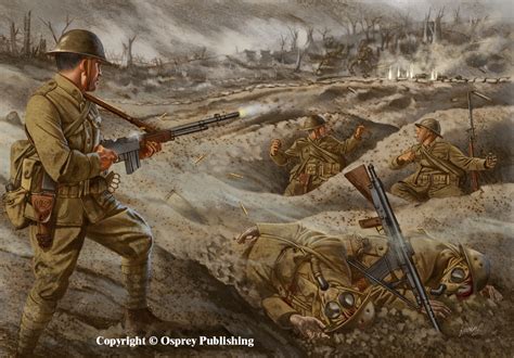 Trench Warfare Ww1 Drawing