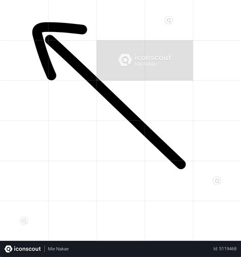 Arrow Pointing Diagonal Up Left Animated Icon Free Download Sign And Symbols Animated Icons