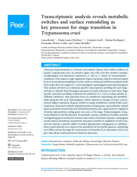 Pdf Transcriptomic Analysis Reveals Metabolic Switches And Surface