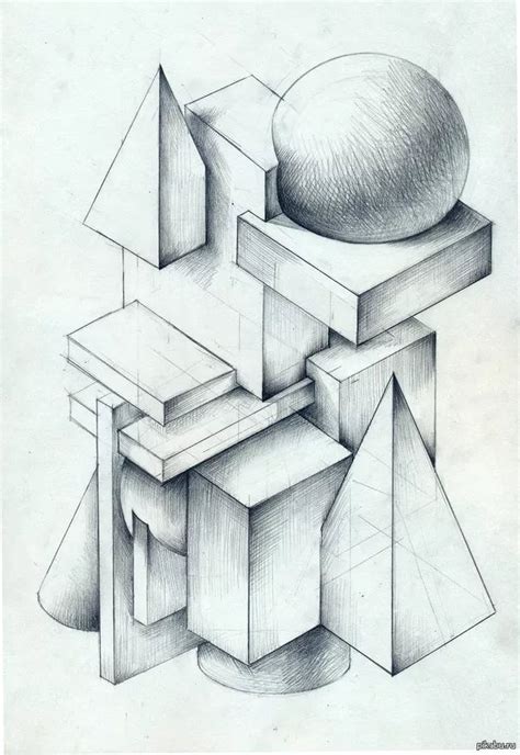 композиция из фигур геометрических 8 тыс изображений найдено в Яндекс Картинках Dibujos De