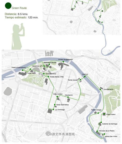 交通分析建筑景观规划前期区位场景分析图表psd素材 艺术设计日志 于物设计