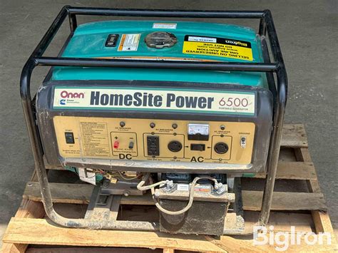 Onan 6500 Generator And Power Washer Agriculture Bigiron