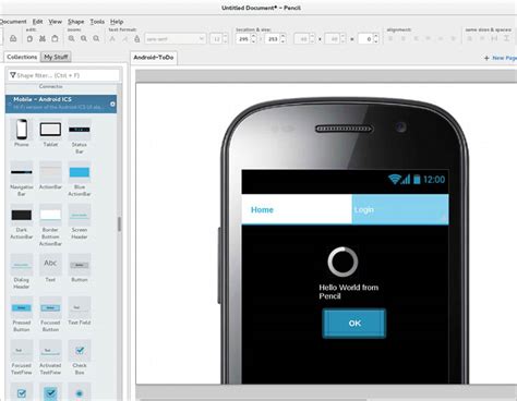 Evolus Pencil A Gui Prototyping Tool For All Platforms