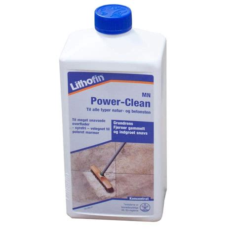 Lithofin MN Power-clean - til meget snavsede overflader - Staby Fliser ...