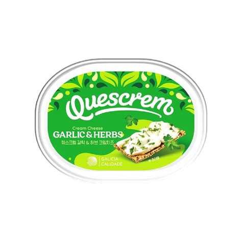 퀘스크램 크림치즈 갈릭and허브 200g 배민 장보기∙쇼핑