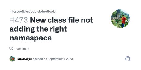 New Class File Not Adding The Right Namespace · Issue 473 · Microsoftvscode Dotnettools · Github