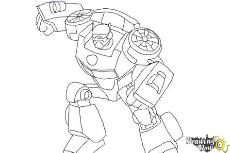 How To Draw Chase From Transformers Rescue Bots DrawingNow
