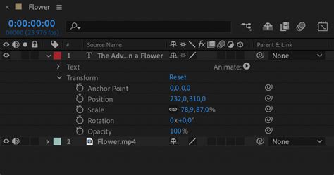how to resize text in after effects