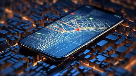 GPS Map Digital Pin Address Location On Mobile Apps Stock Illustration Illustration Of Taxi