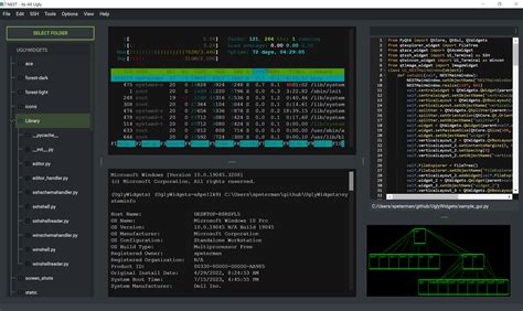 Pyqt6 Uglywidgets Ssh Windows Terminal Ace Editor And Other Re