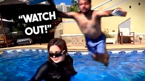 My Girlfriend Teaches Me How To Swim Youtube