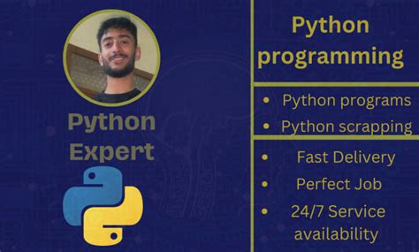 Do Python Programming Python Project Python Task Python Bot By