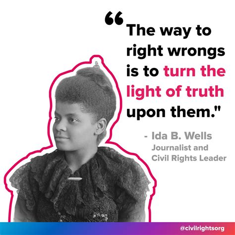 Ida Wells Quotes Ida B Wells Quote Lynching Is Color Line