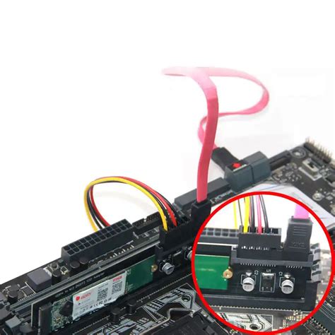 ddr3 ddr4 ddr2 to m2 ssd adapter m 2 ngff b key riser card sata 15pin