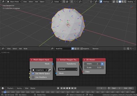 How To See Polygons Local Axis In Animation Nodes Blender Stack