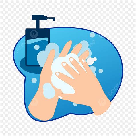 Clipart Of Handwashing And Soap
