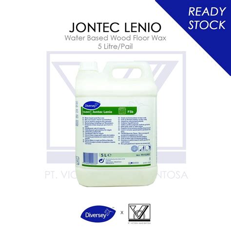 Jual Diversey Taski Jontec Lenio Water Based Wood Floor Wax Lantai