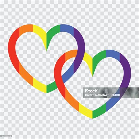 6월의 프라이드의 달 Lgbtq 상징은 프라이드 깃발이나 무지개 색 인권 또는 다양성 개념 흰색 배경에 격리되어 있으며 벡터 일러스트레이션 Eps 10 0명에 대한 스톡