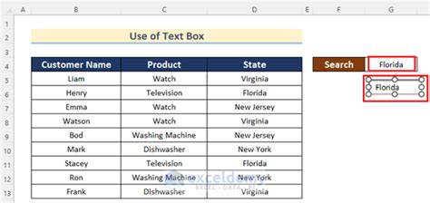 How To Create Search Box In Excel With Conditional Formatting 5 Ways